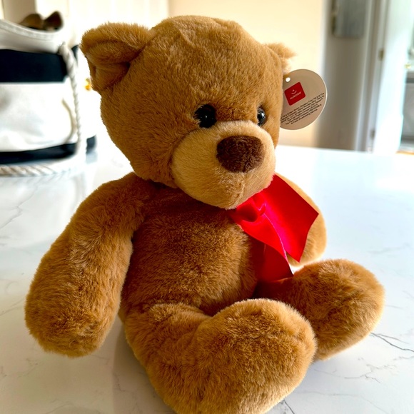 Aurora | Toys | Nwt Aurora Teddy Bear With Red Bow | Poshmark